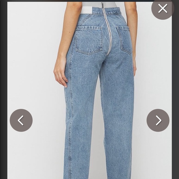 Maniere De Voir | Jeans | Stylish Foldover Mom Street Wear Jeans Mid ...